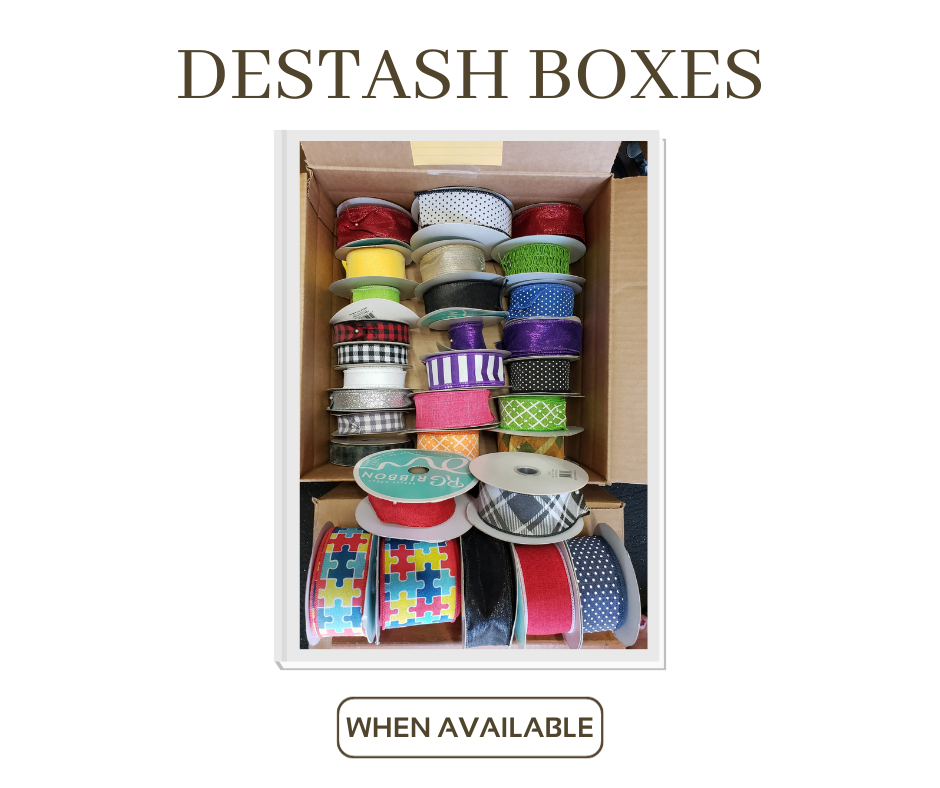 Destash Craft Boxes – Wood Bits & Pieces
